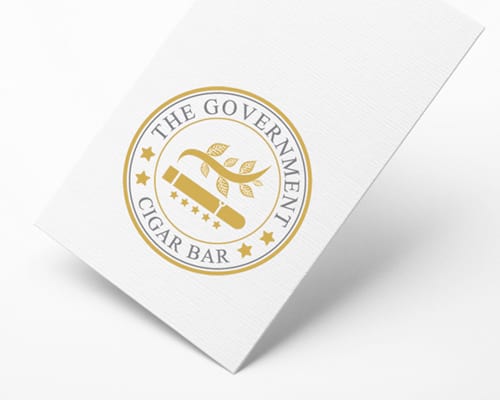 The Government Cigar Bar - Logo Design Service